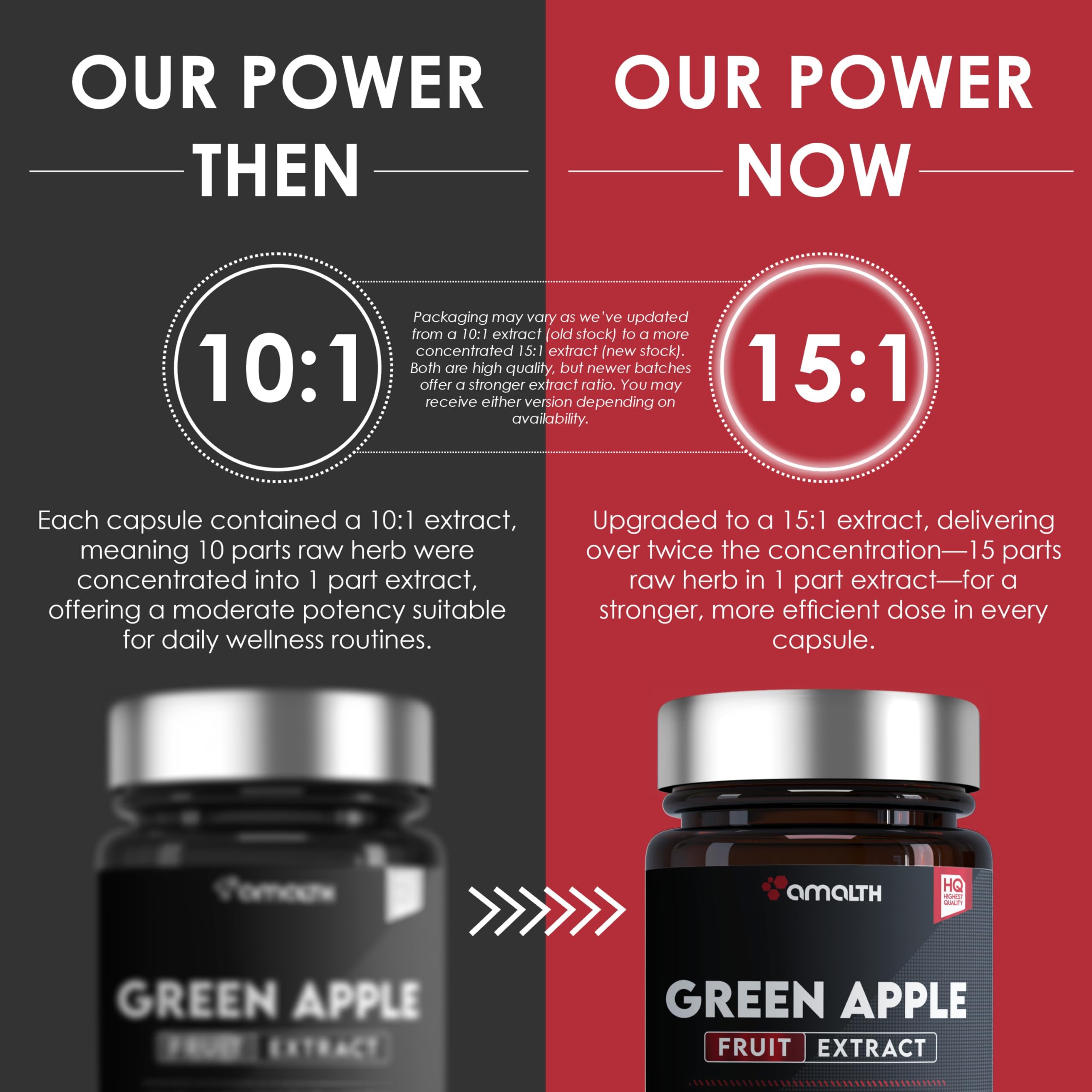 Green apple extract 1000 mg capsules