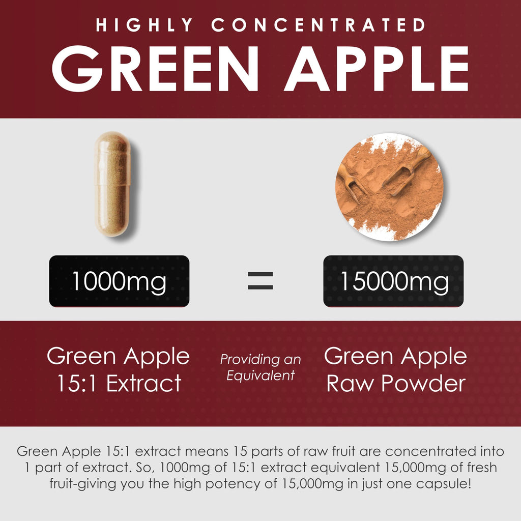 Green apple extract for vitality