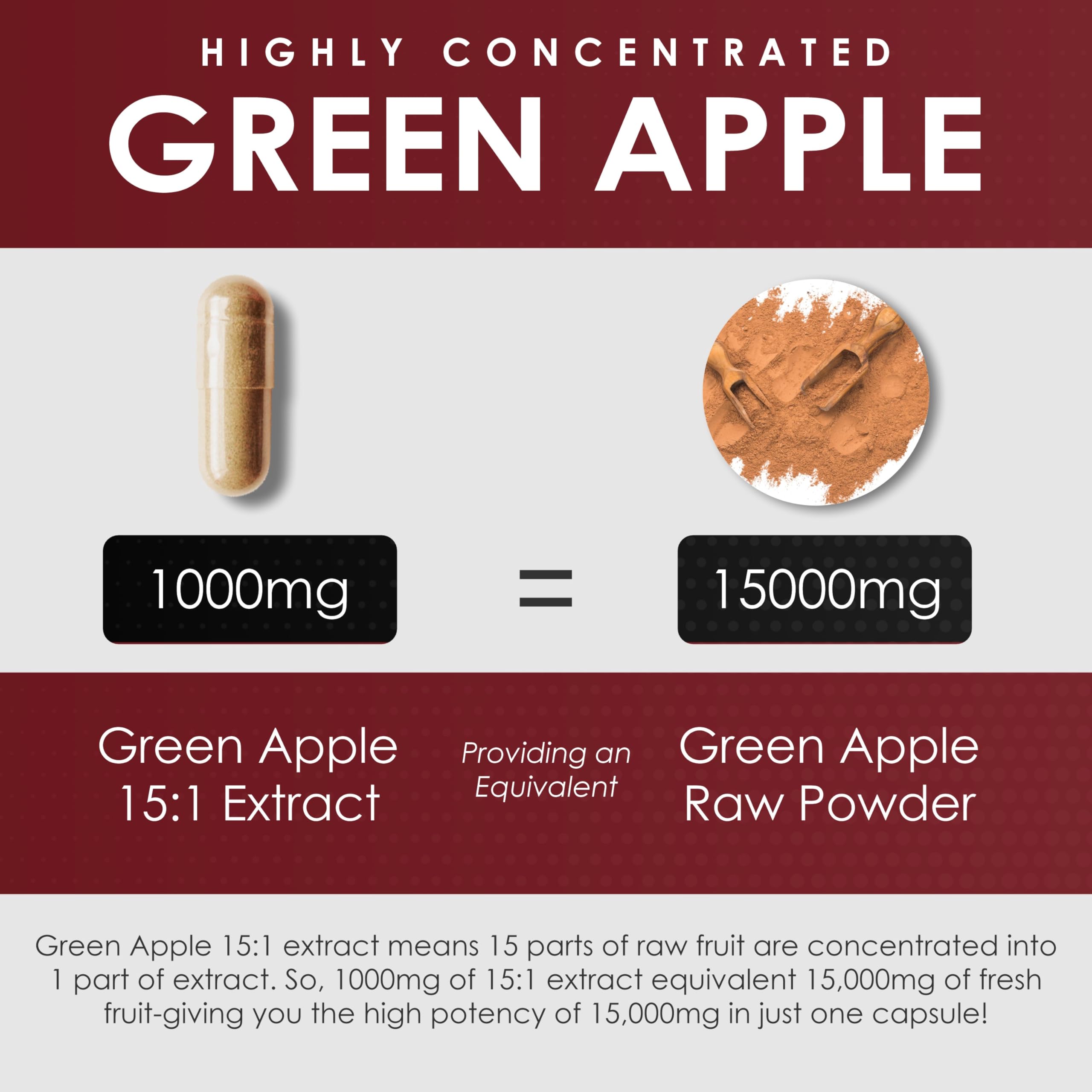 Green apple extract for vitality
