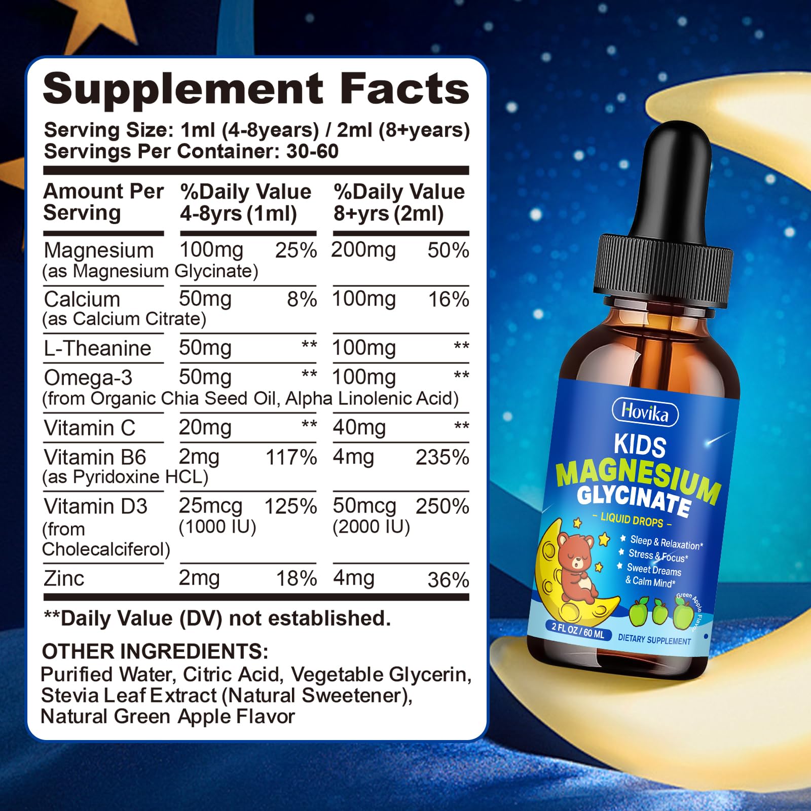 green apple flavored magnesium supplement