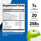 Green apple flavour BCAA supplement