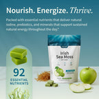 Green apple flavour sea moss soft chews