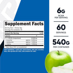 Green apple flavoured BCAA supplement