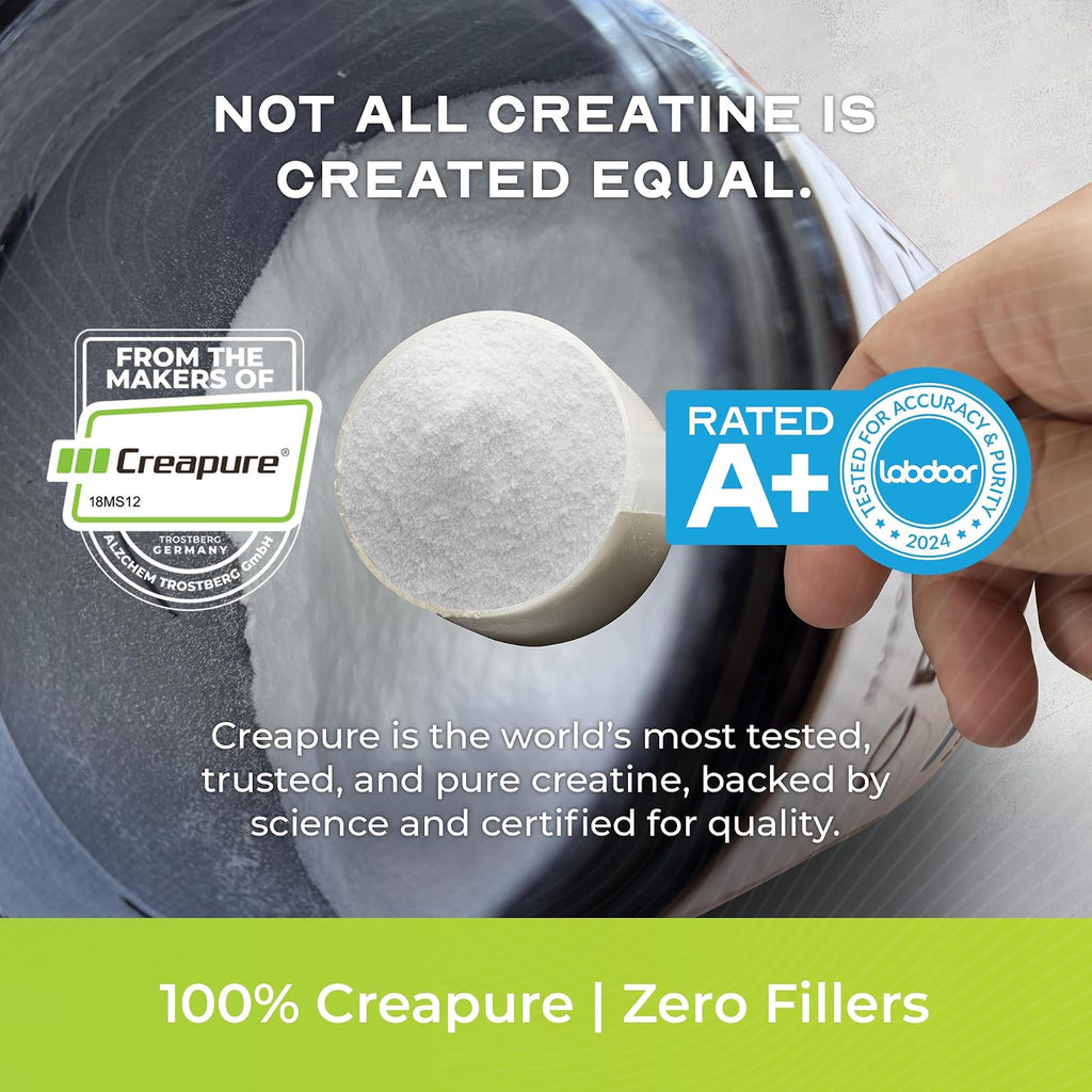 green apple flavoured creatine supplement