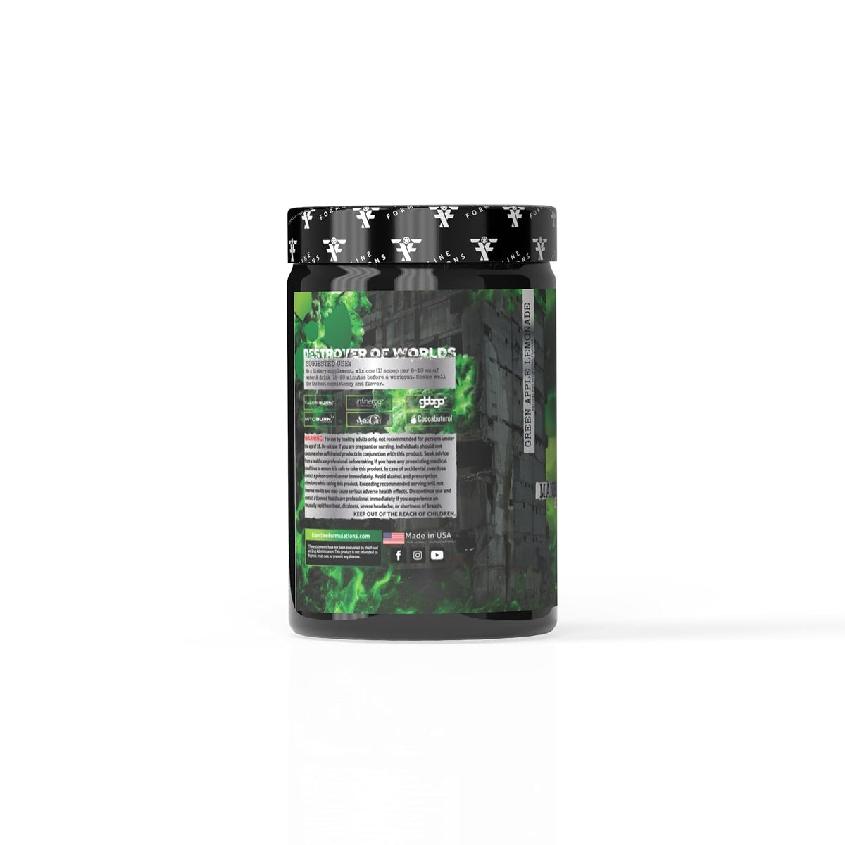 green apple lemonade pre workout powder