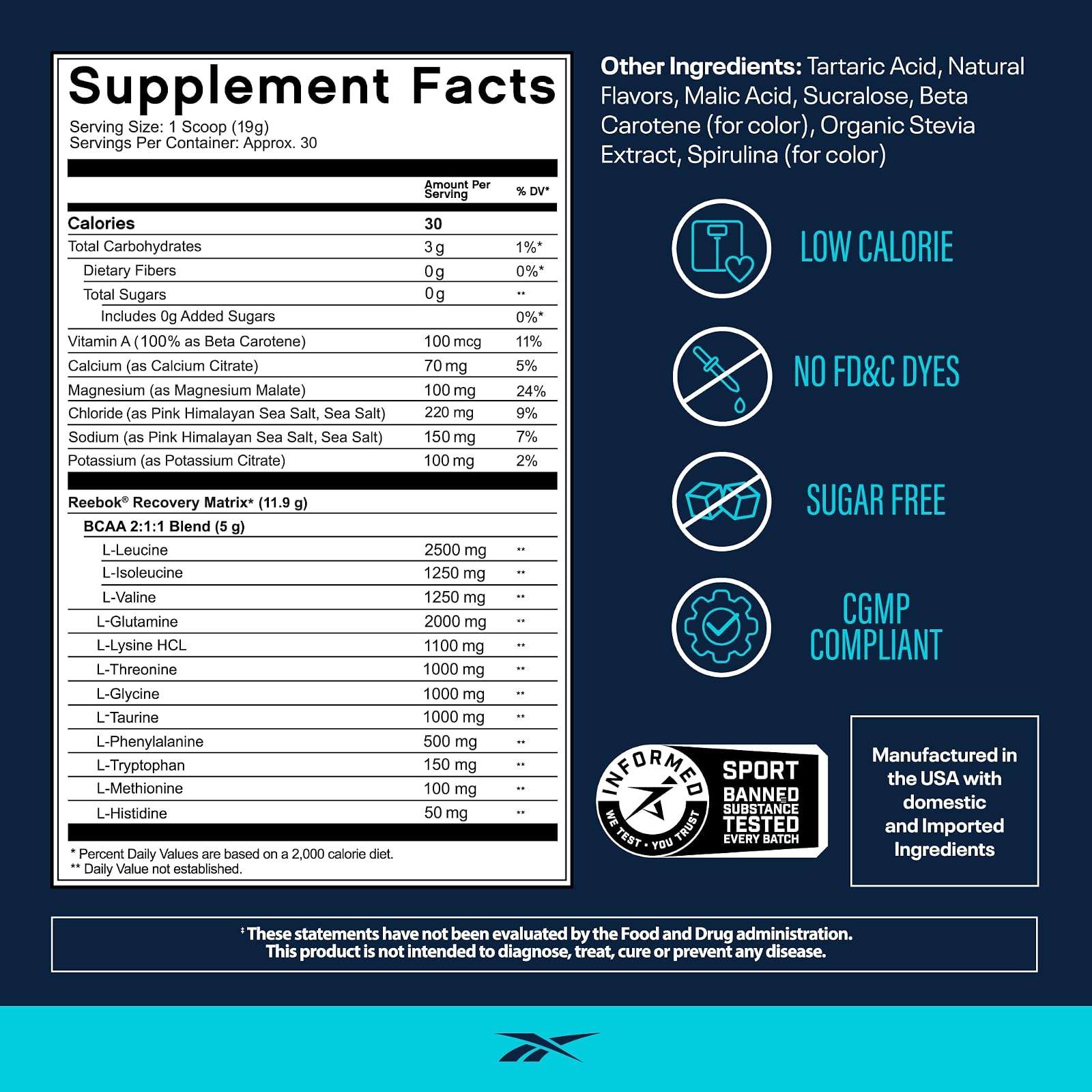 Green apple punch amino acid supplement