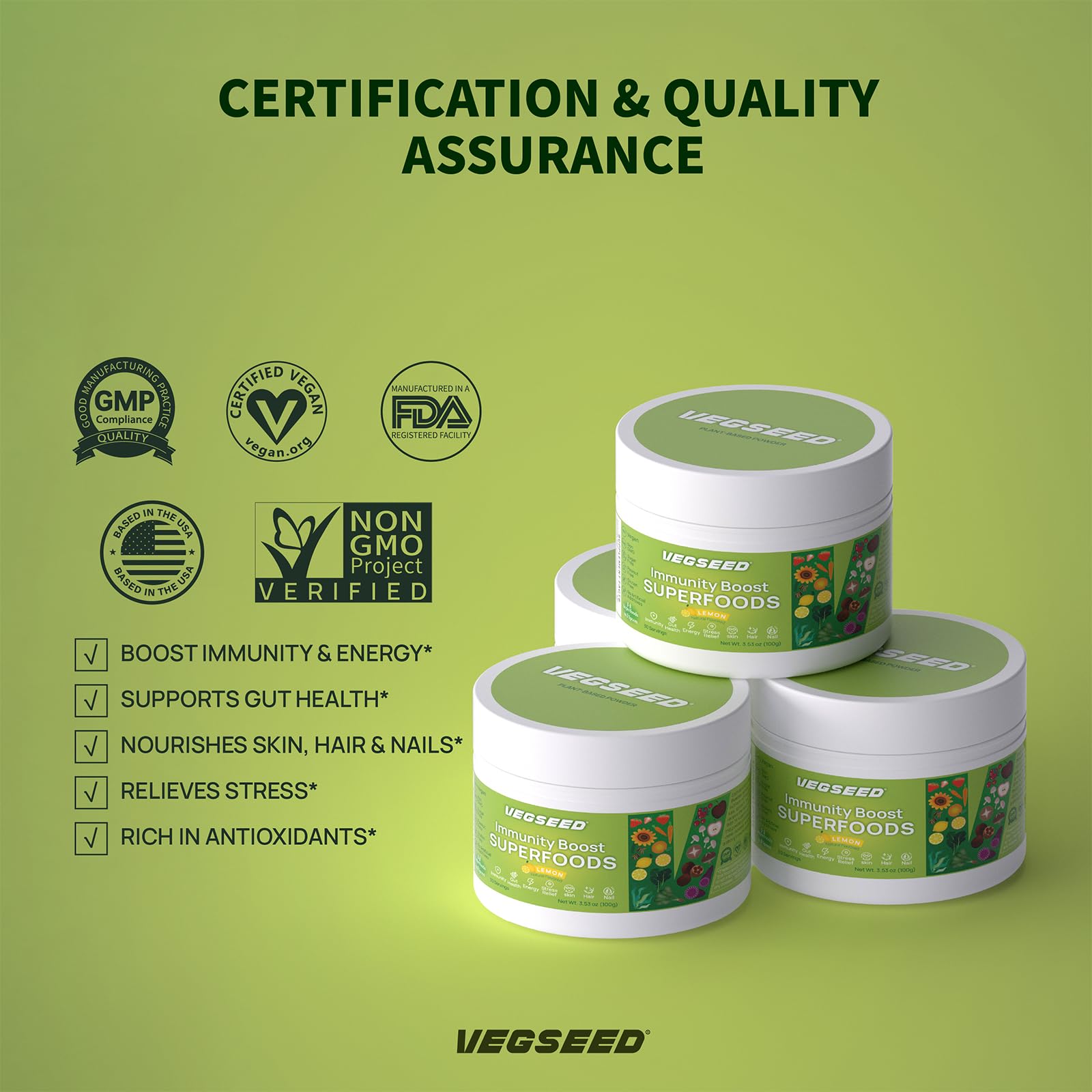 green apple spirulina for refreshing taste