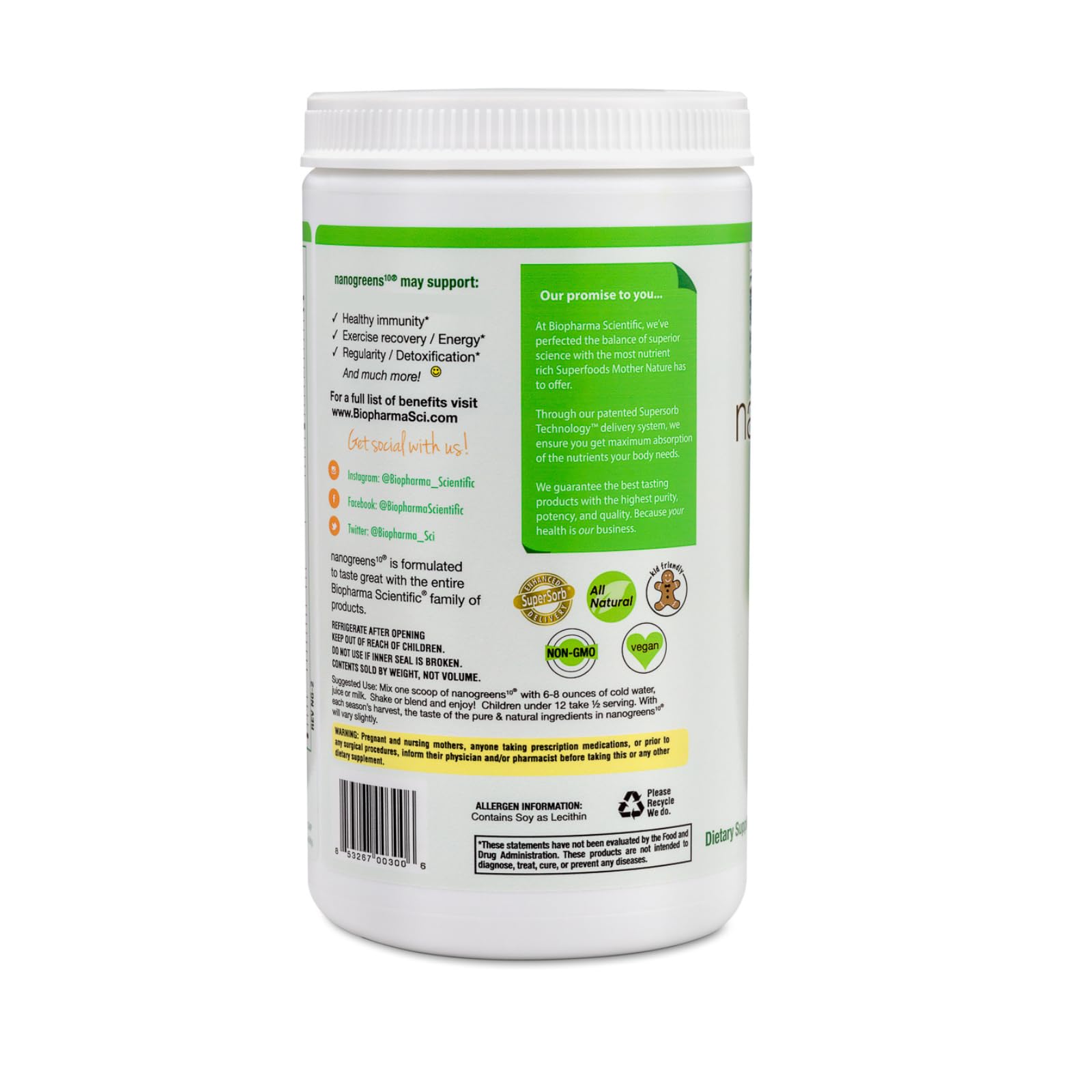 Green apple superfood greens powder benefits
