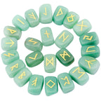 green aventurine rune stones for meditation