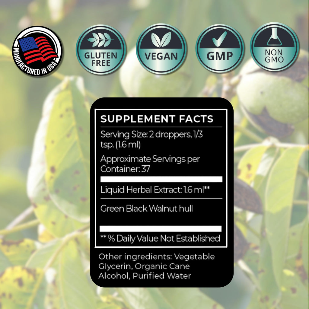 green black walnut for vitality