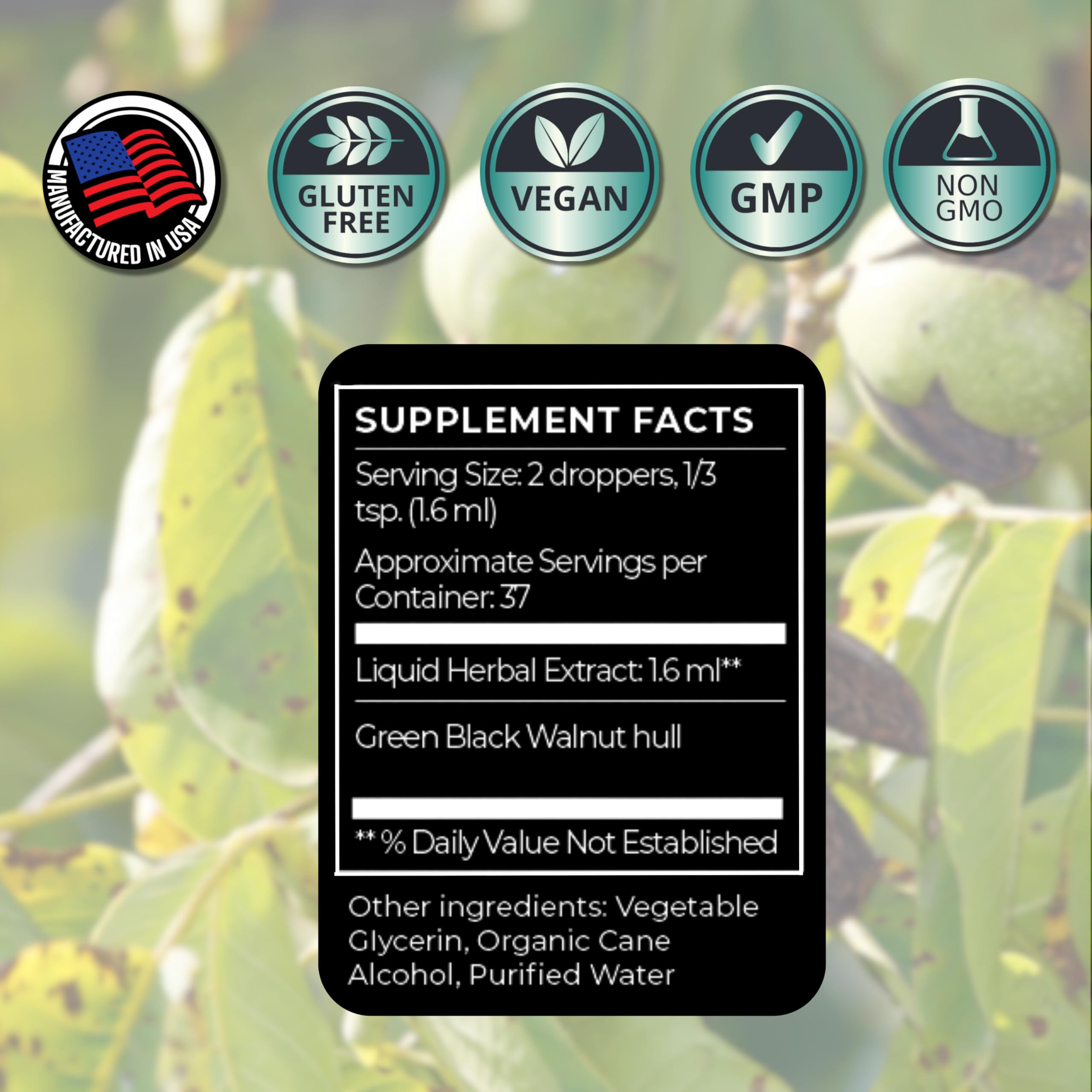 green black walnut for vitality
