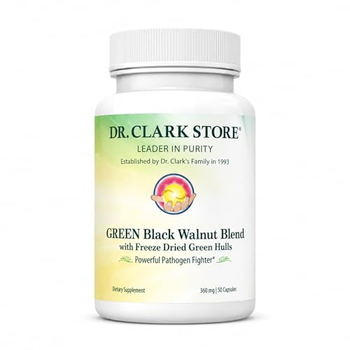 Green black walnut health capsules