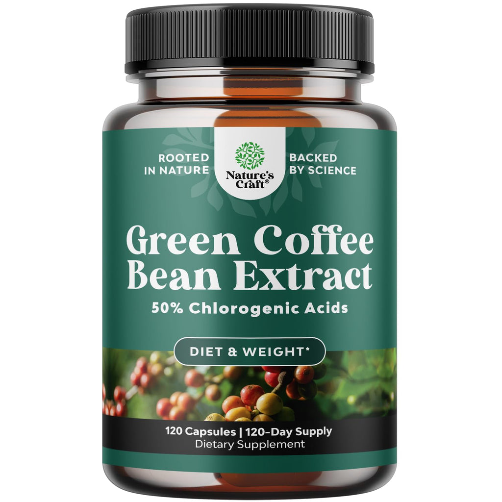 Green coffee bean extract capsules