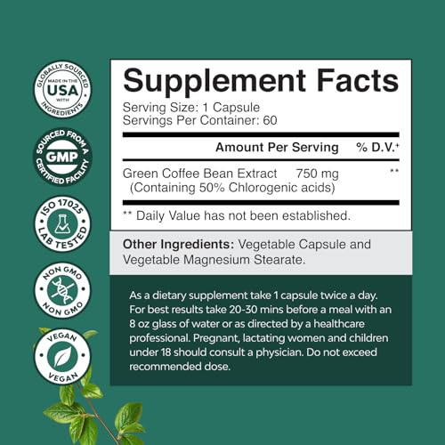green coffee bean extract for natural weight management