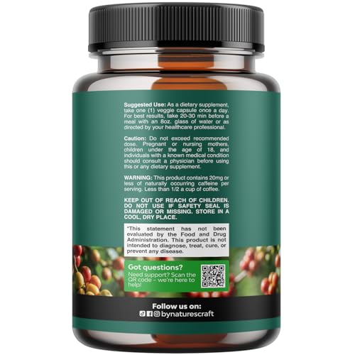 green coffee bean extract with herbal ingredients