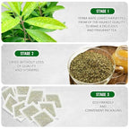 Green cut and sifted tea