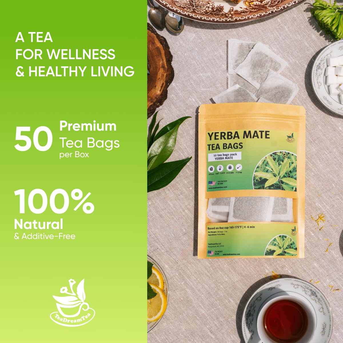 green cut and sifted yerba mate
