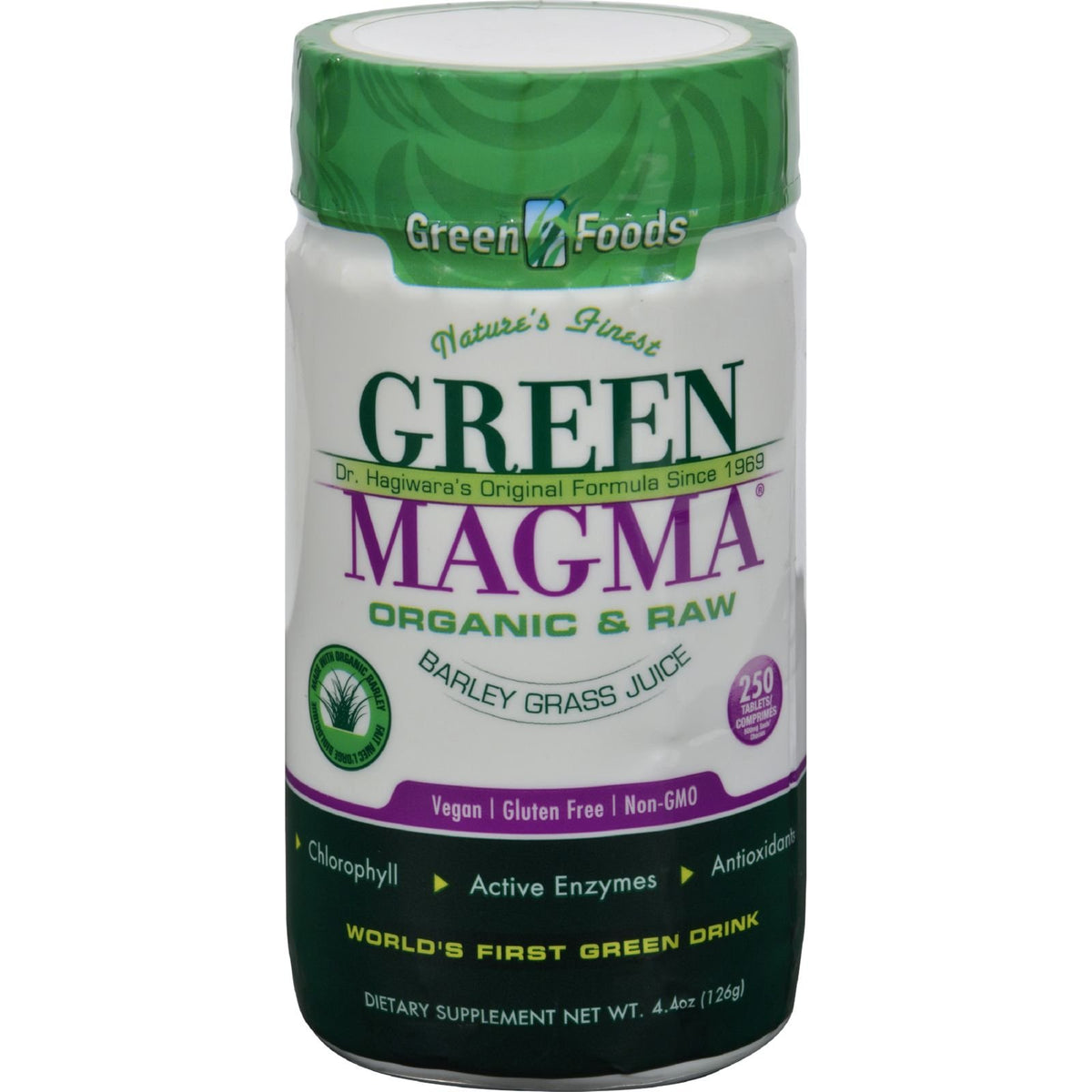 Green Foods chlorophyll tablets for energy