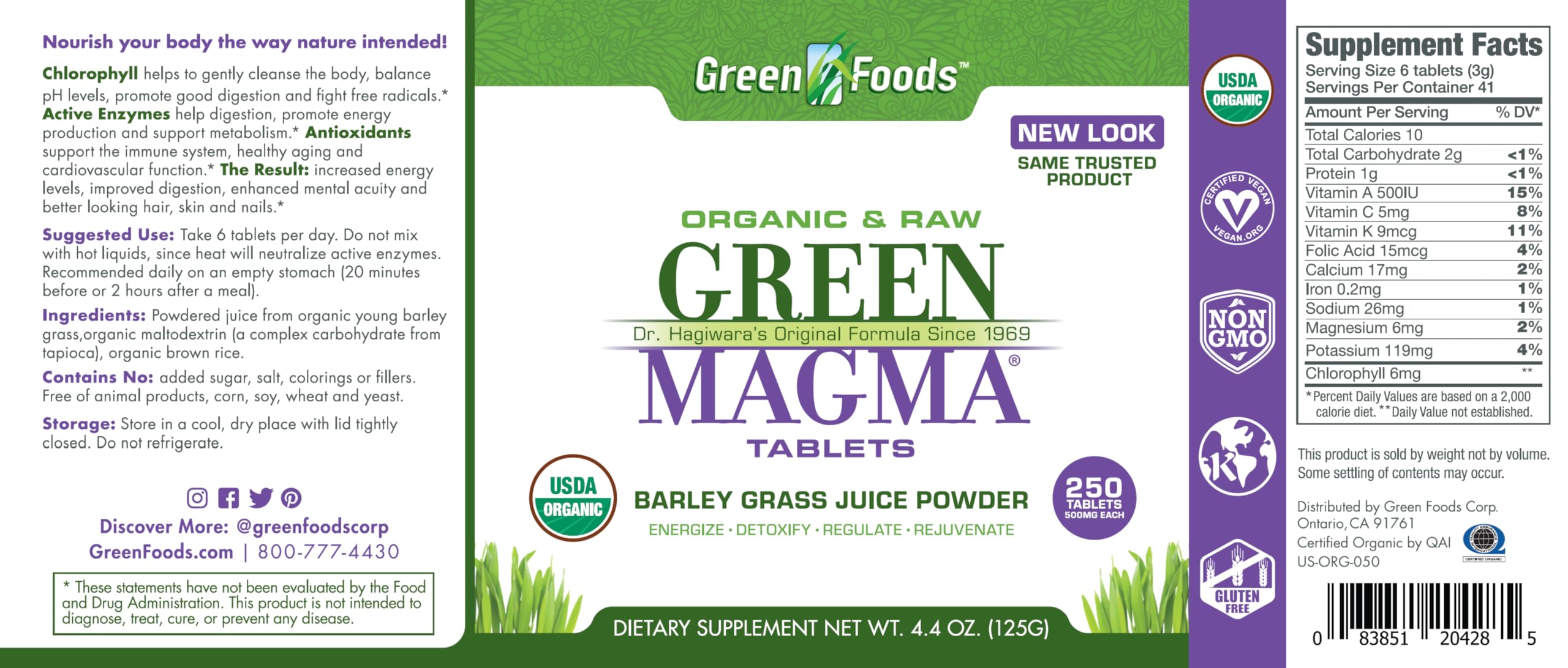 Green Foods health supplement