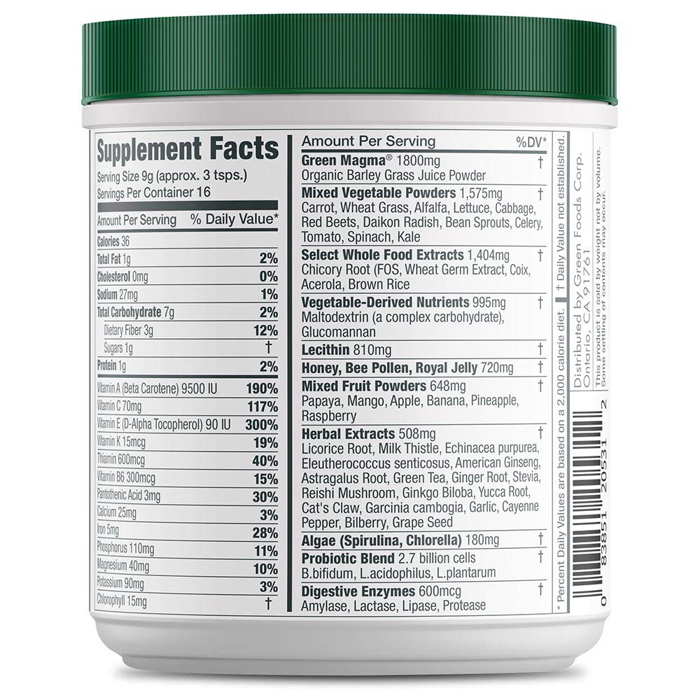 Green Foods Magma Plus health booster