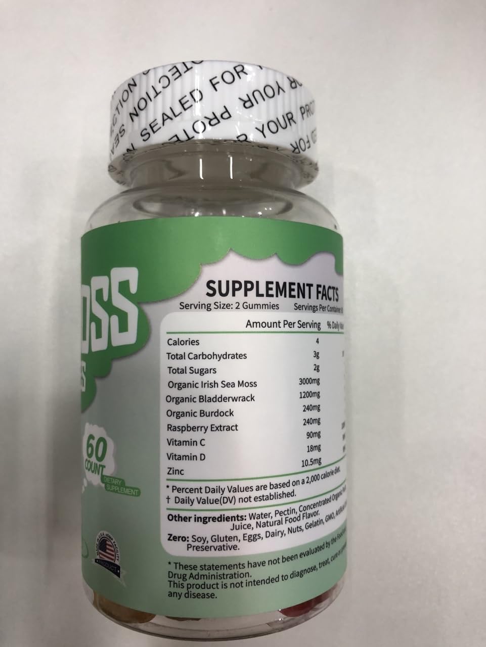 green gummies for daily vitamins