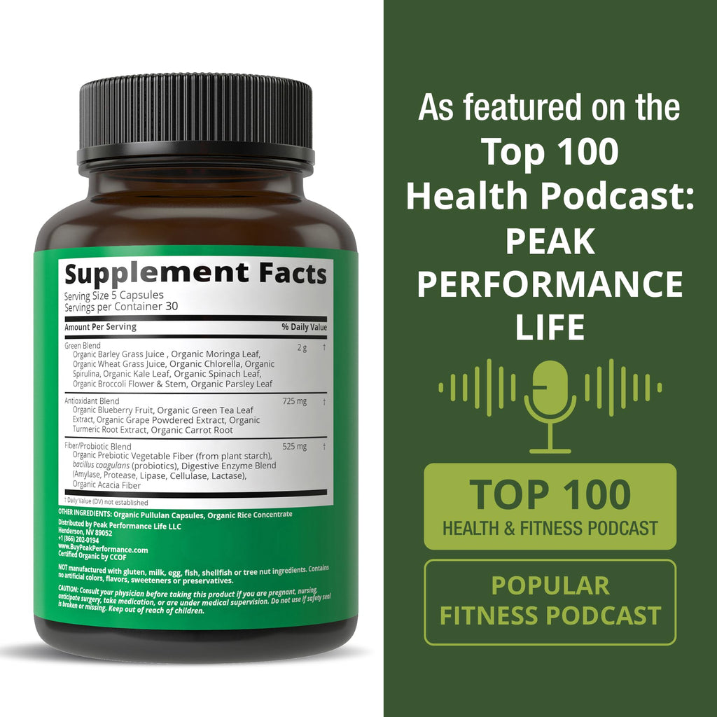 green juice capsules for healthy living