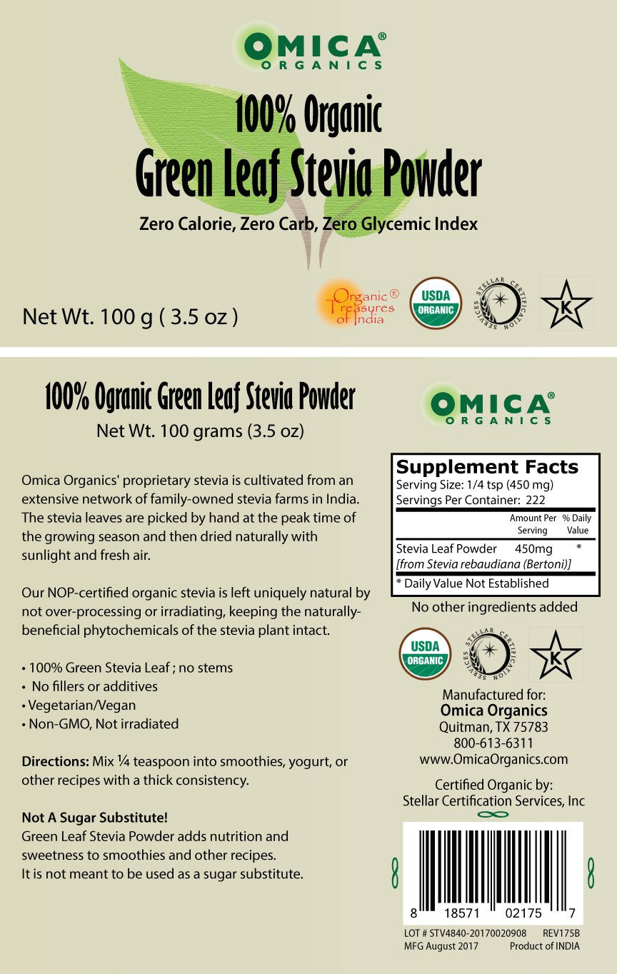 Green Leaf stevia powder benefits