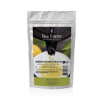 Green mango peach herbal tea blend