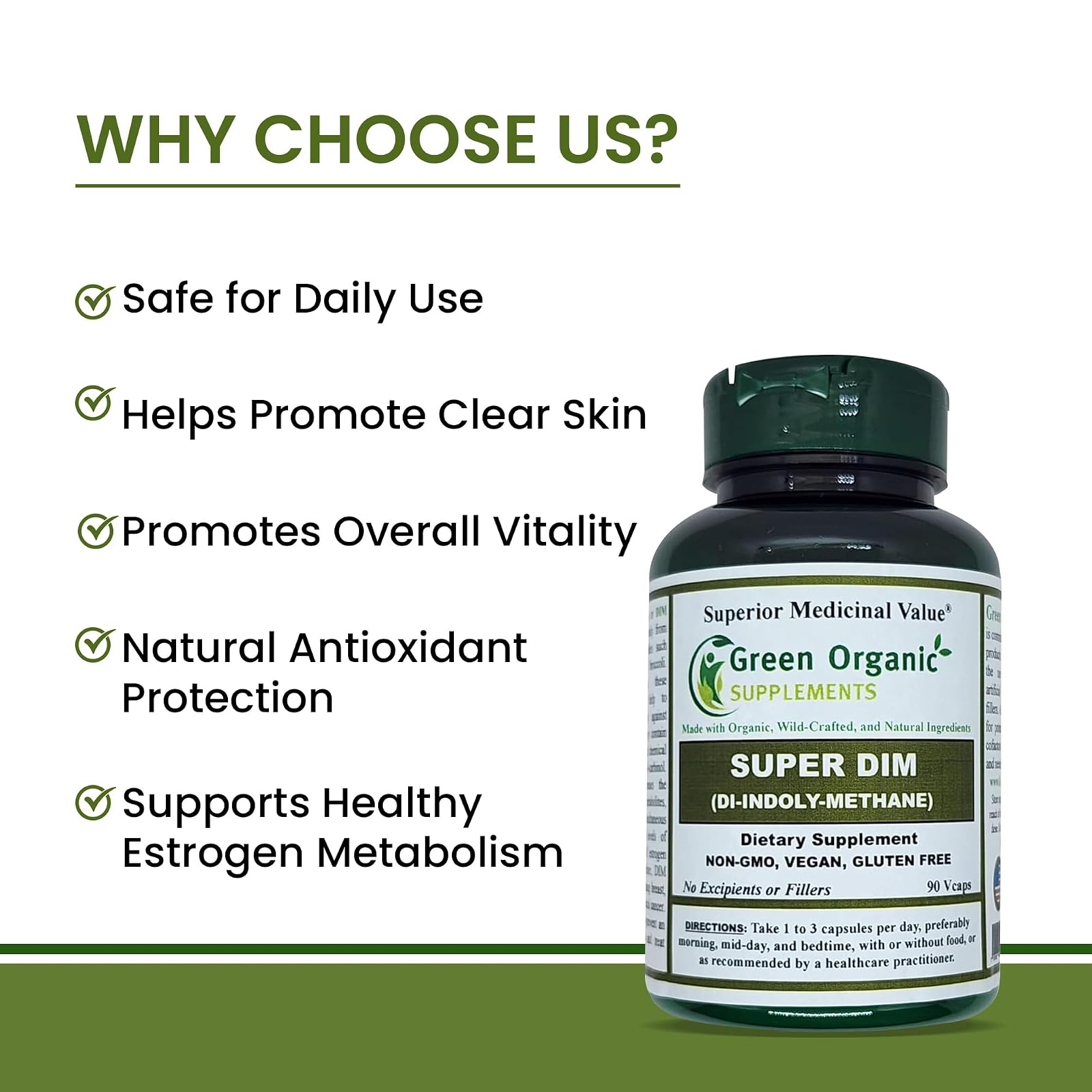 Green Organic DIM for daily nutrition