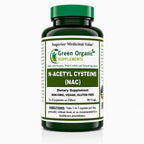 Green Organic N-Acetyl Cysteine capsules