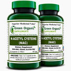 Green Organic N-Acetyl Cysteine capsules