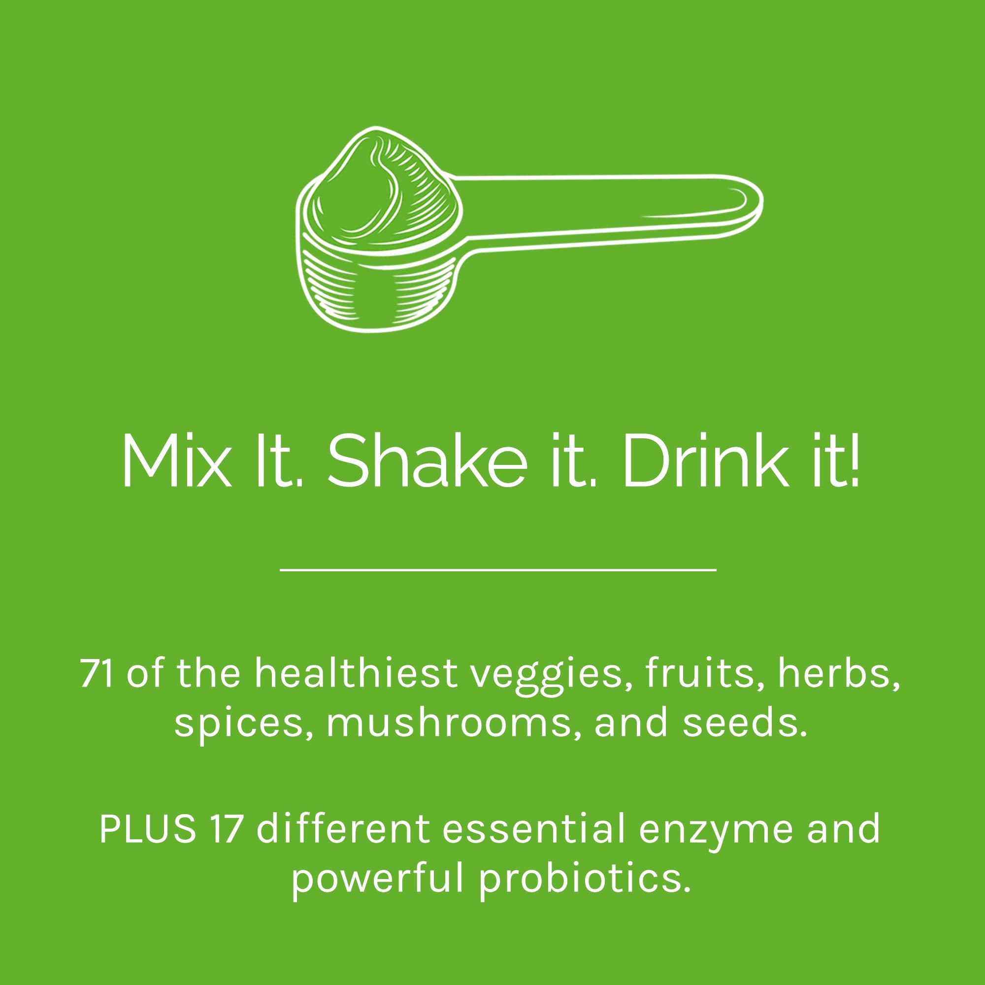 green powder mix for detox