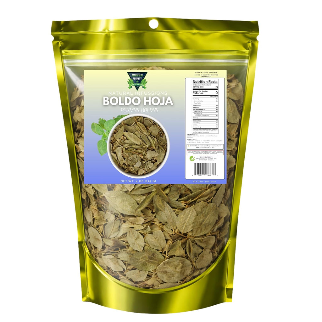 Green Royalty boldo leaf tea benefits