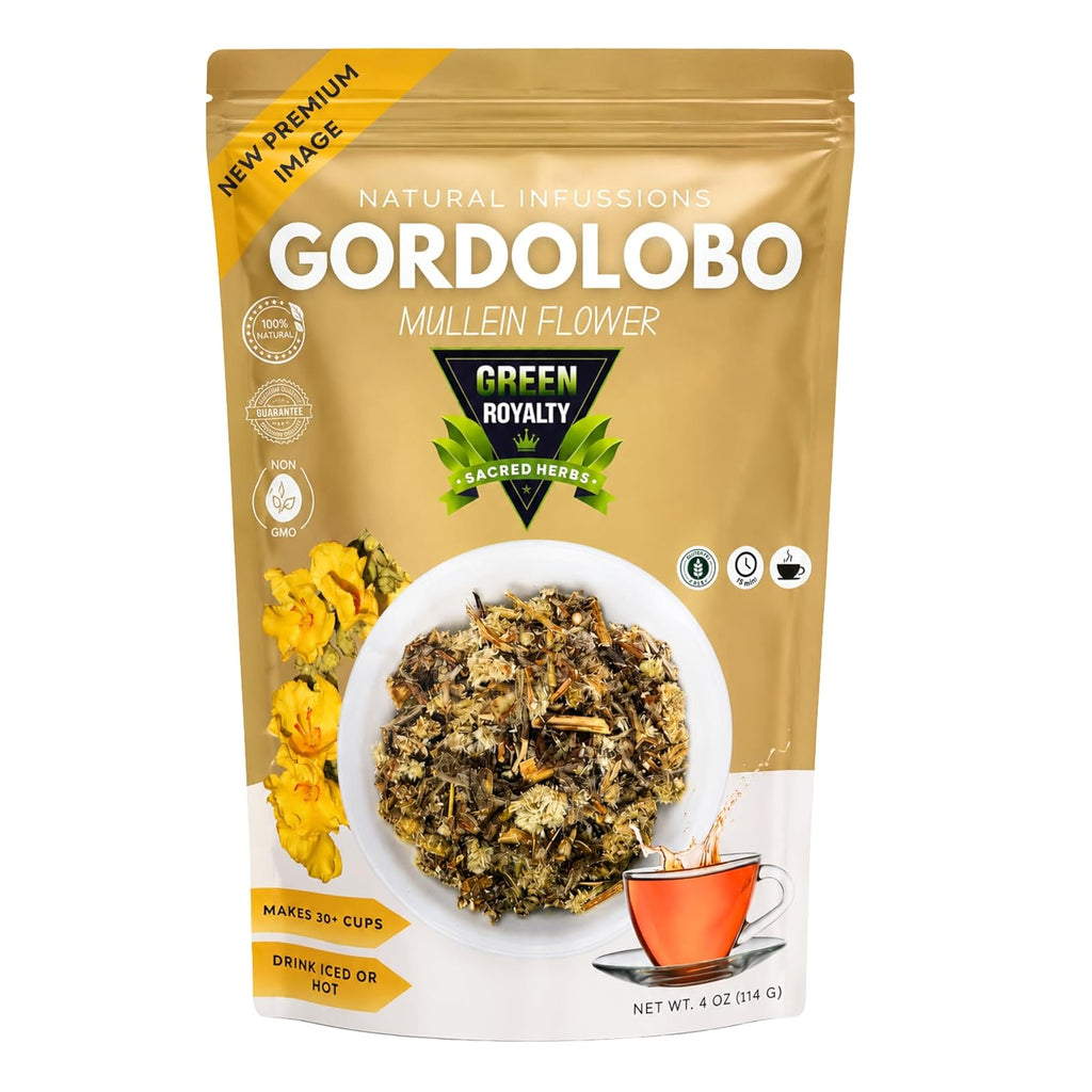 Green Royalty mullein tea benefits