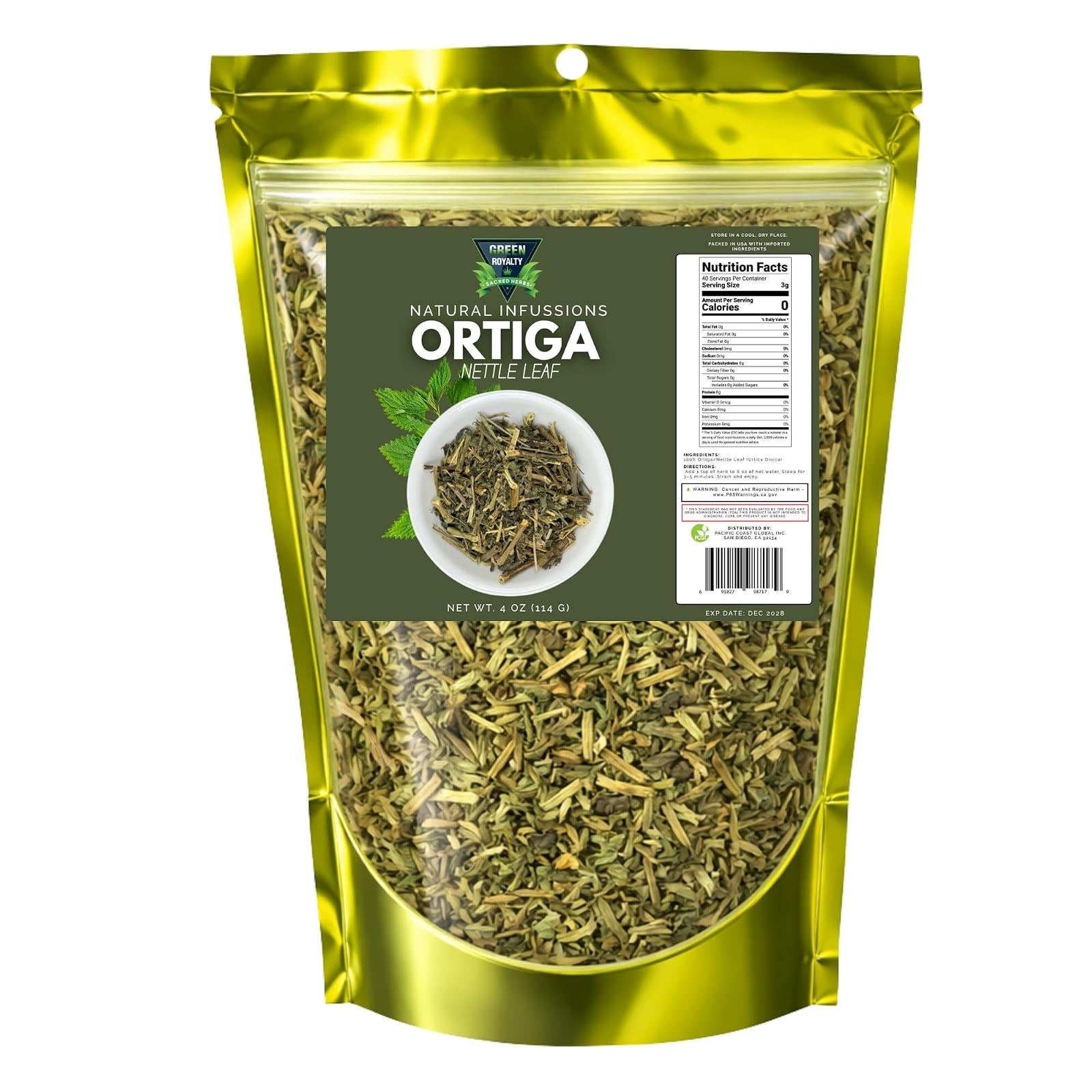 Green Royalty nettle leaf tea benefits