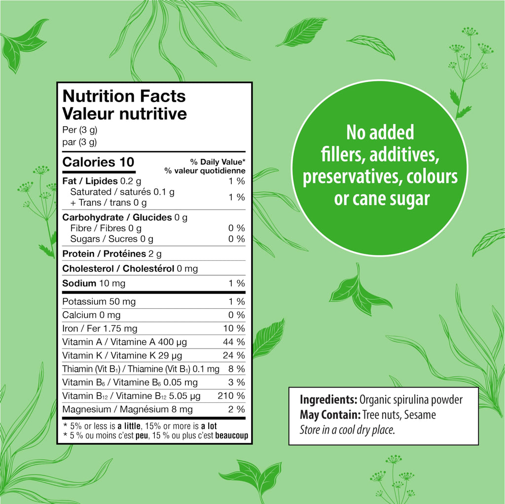 green spirulina for natural detox