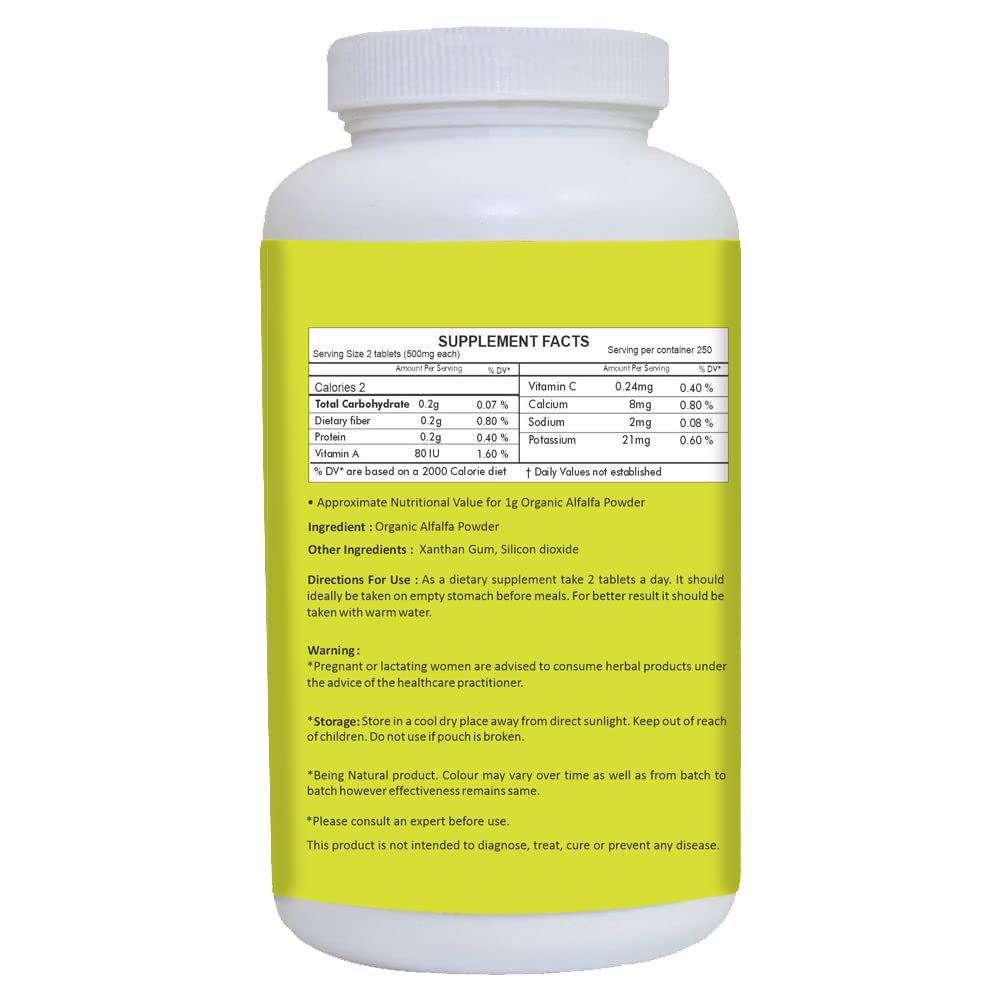 green superfood alfalfa supplement