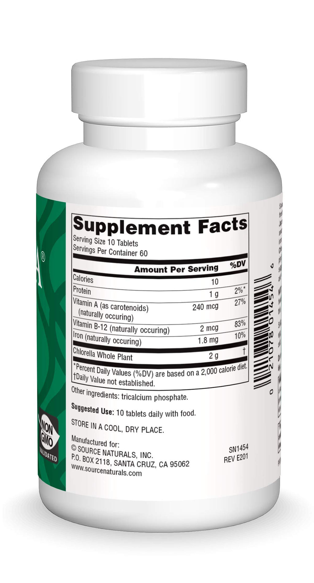 green superfood chlorella supplement