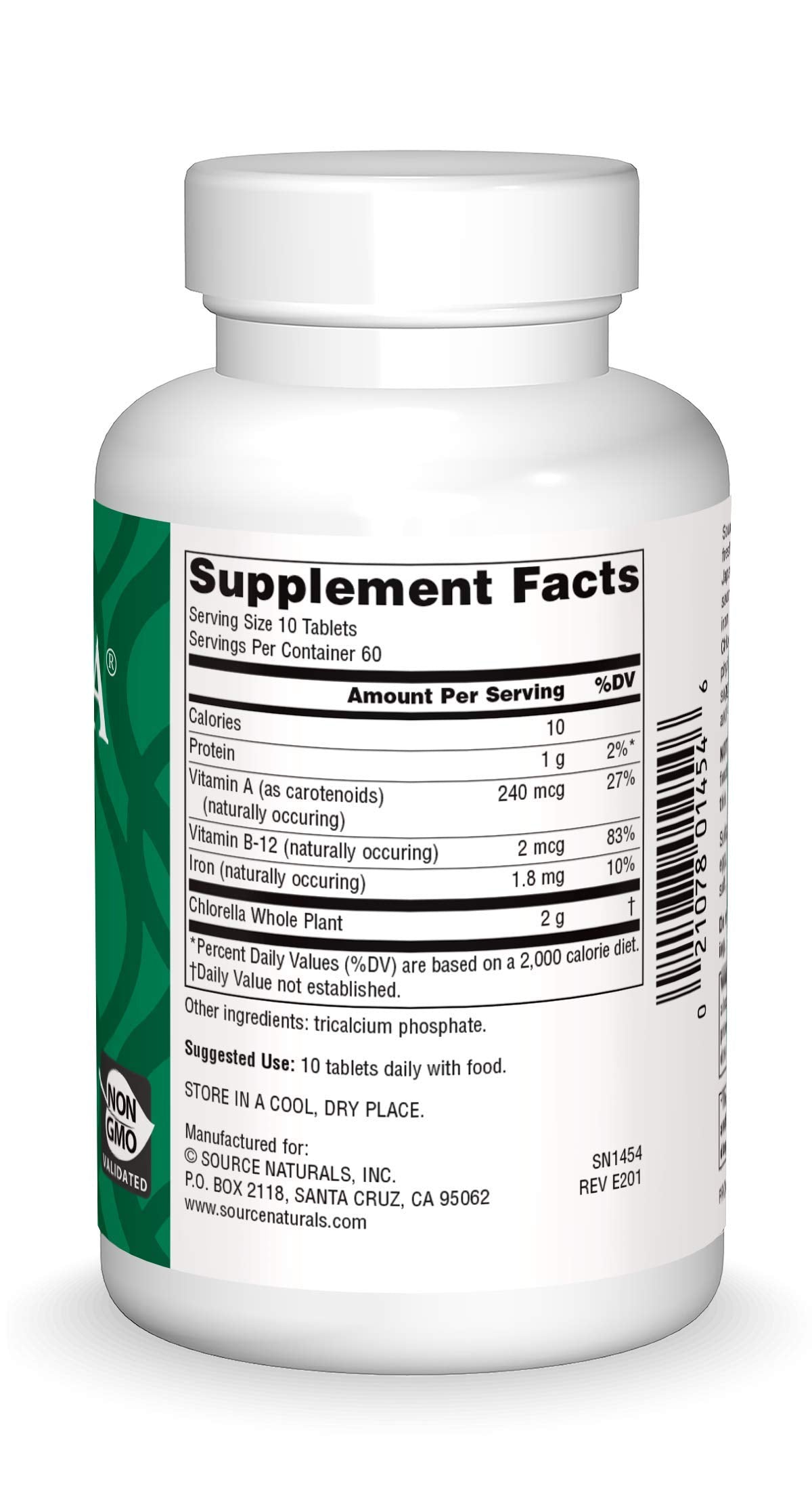 green superfood chlorella supplement