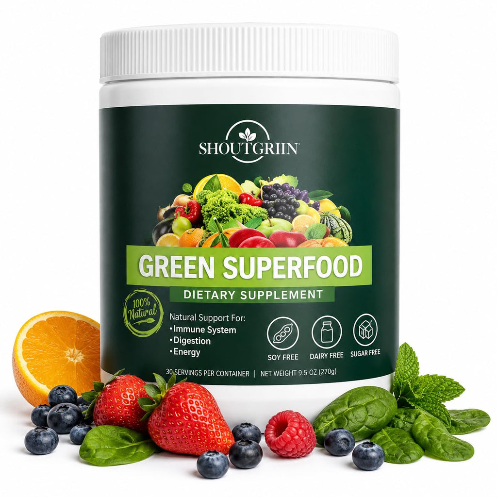 Green Superfood multivitamins for energy