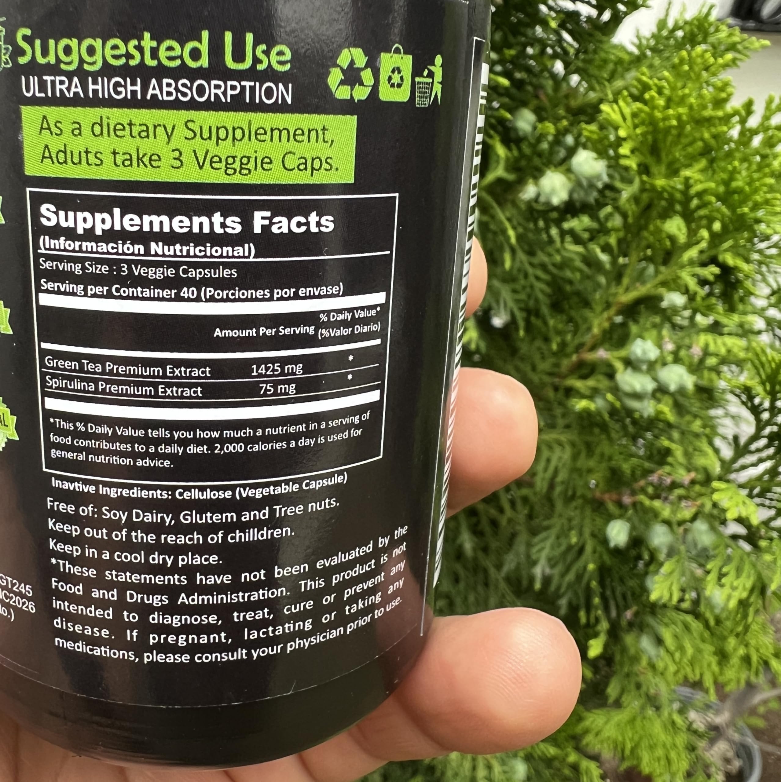 green tea and spirulina benefits