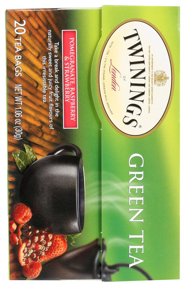 green tea bags for a fruity infusion