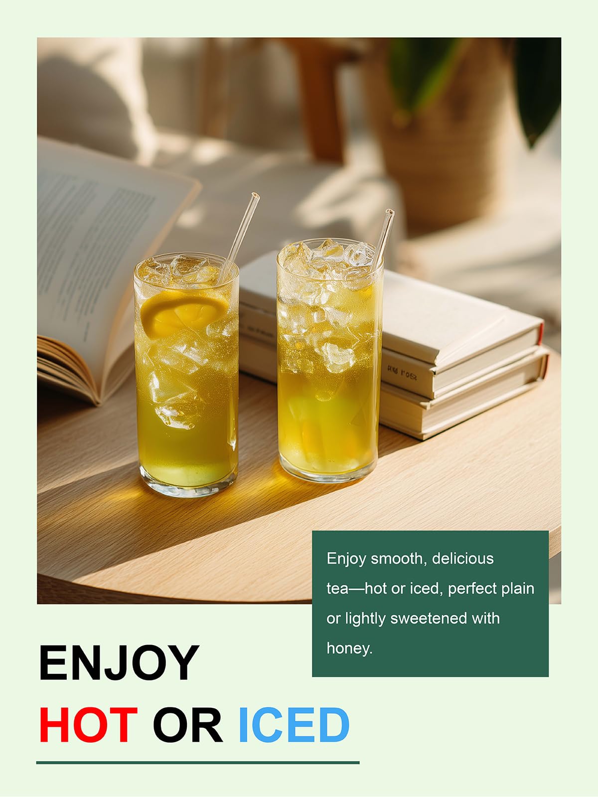 green tea bags for easy brewing