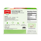 green tea bags with lemon flavour