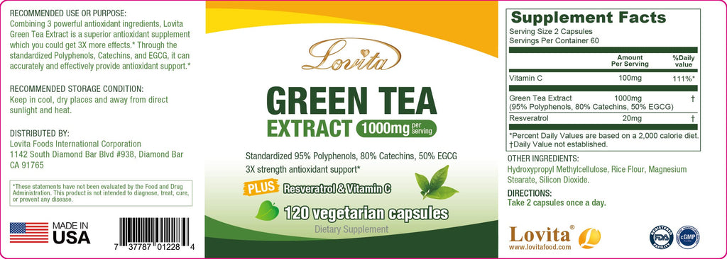 green tea capsules for immune support