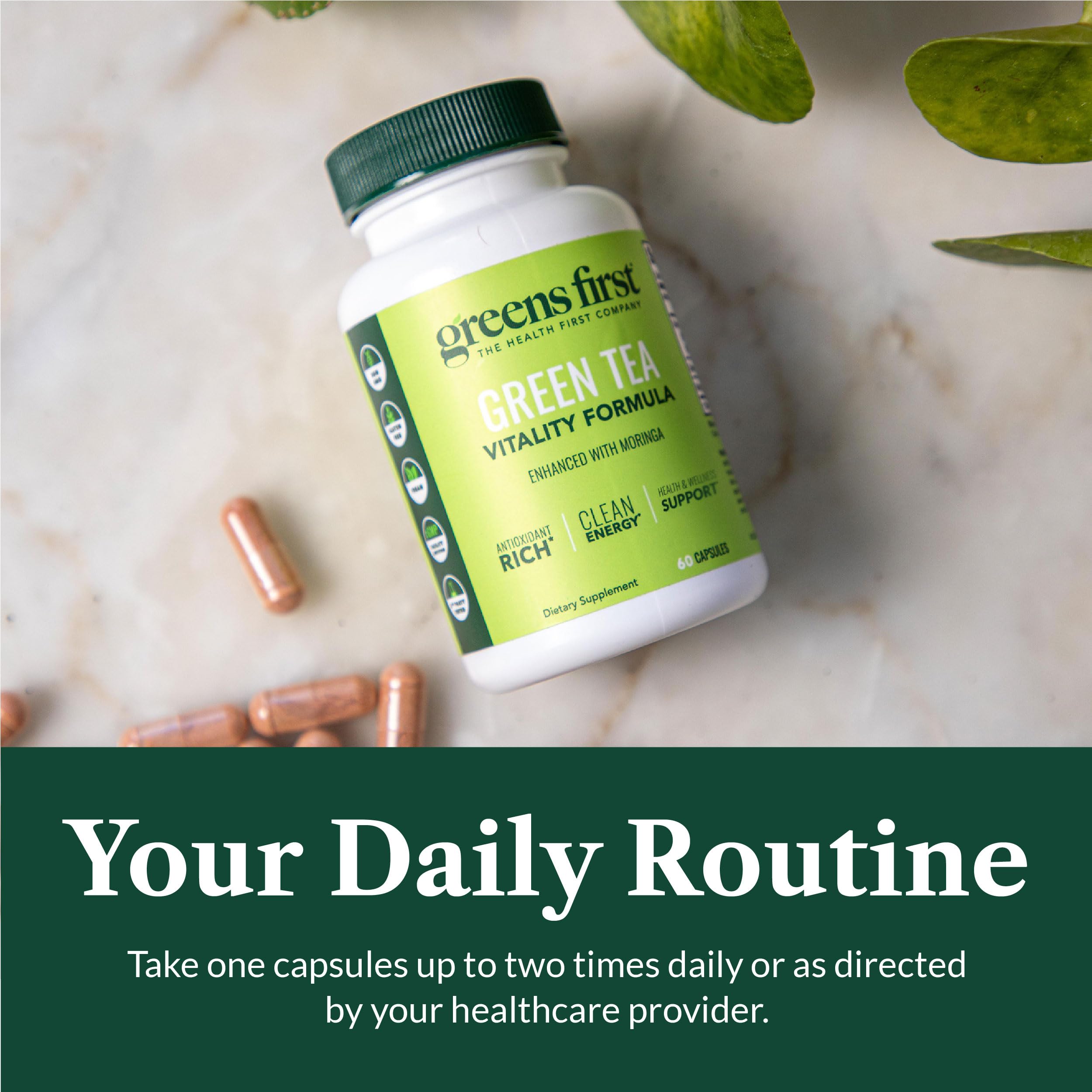 green tea capsules for vitality