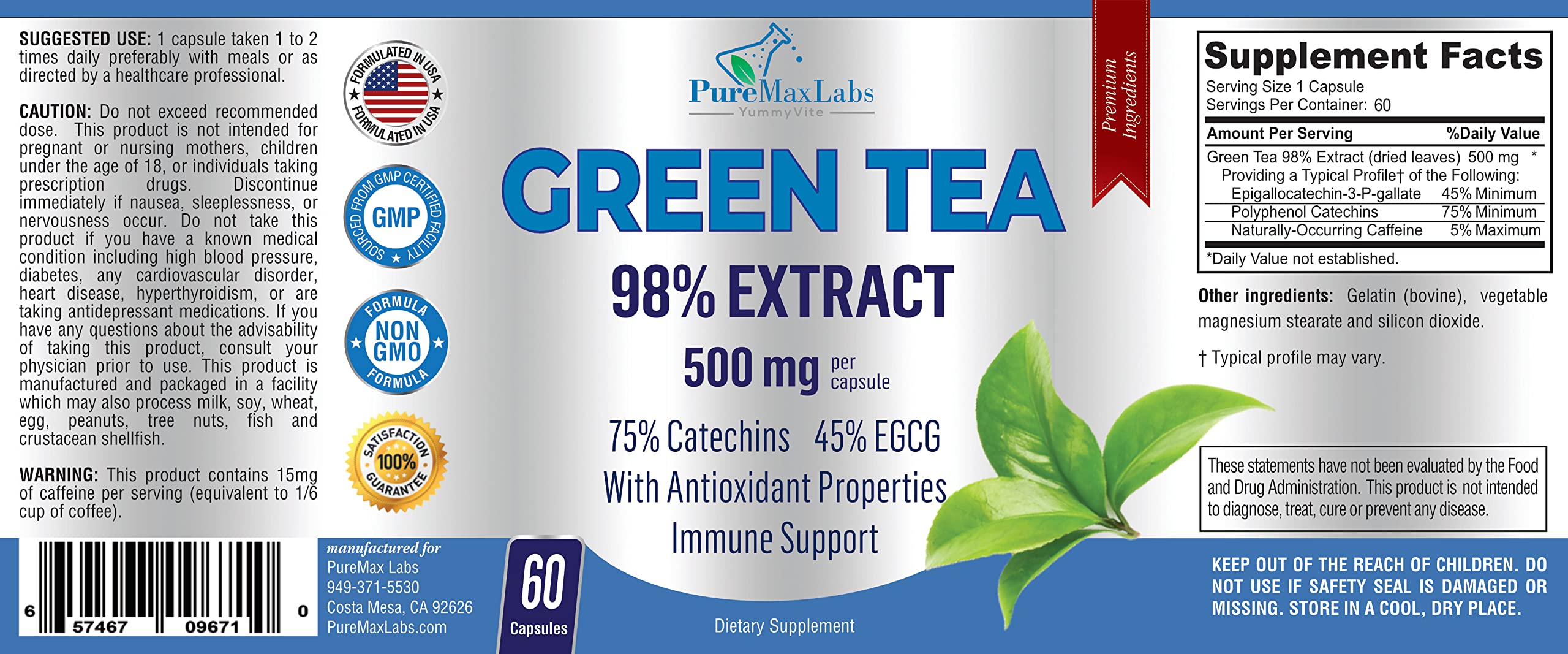 green tea extract for skincare