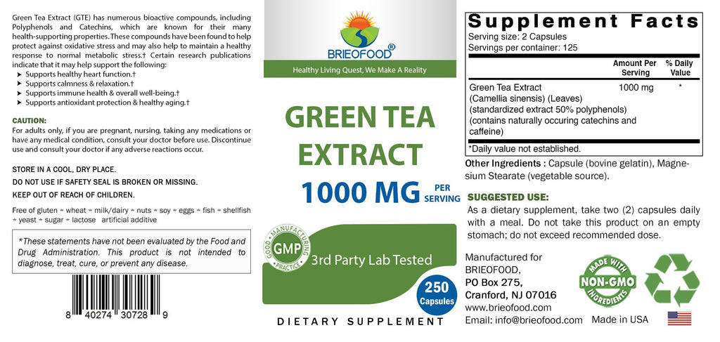 green tea extract for weight management