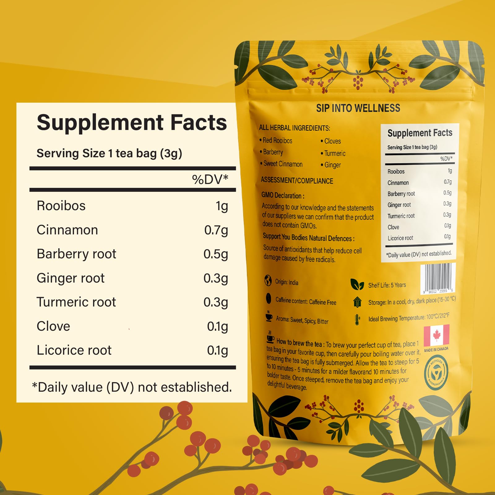 green tea extract herbal blend