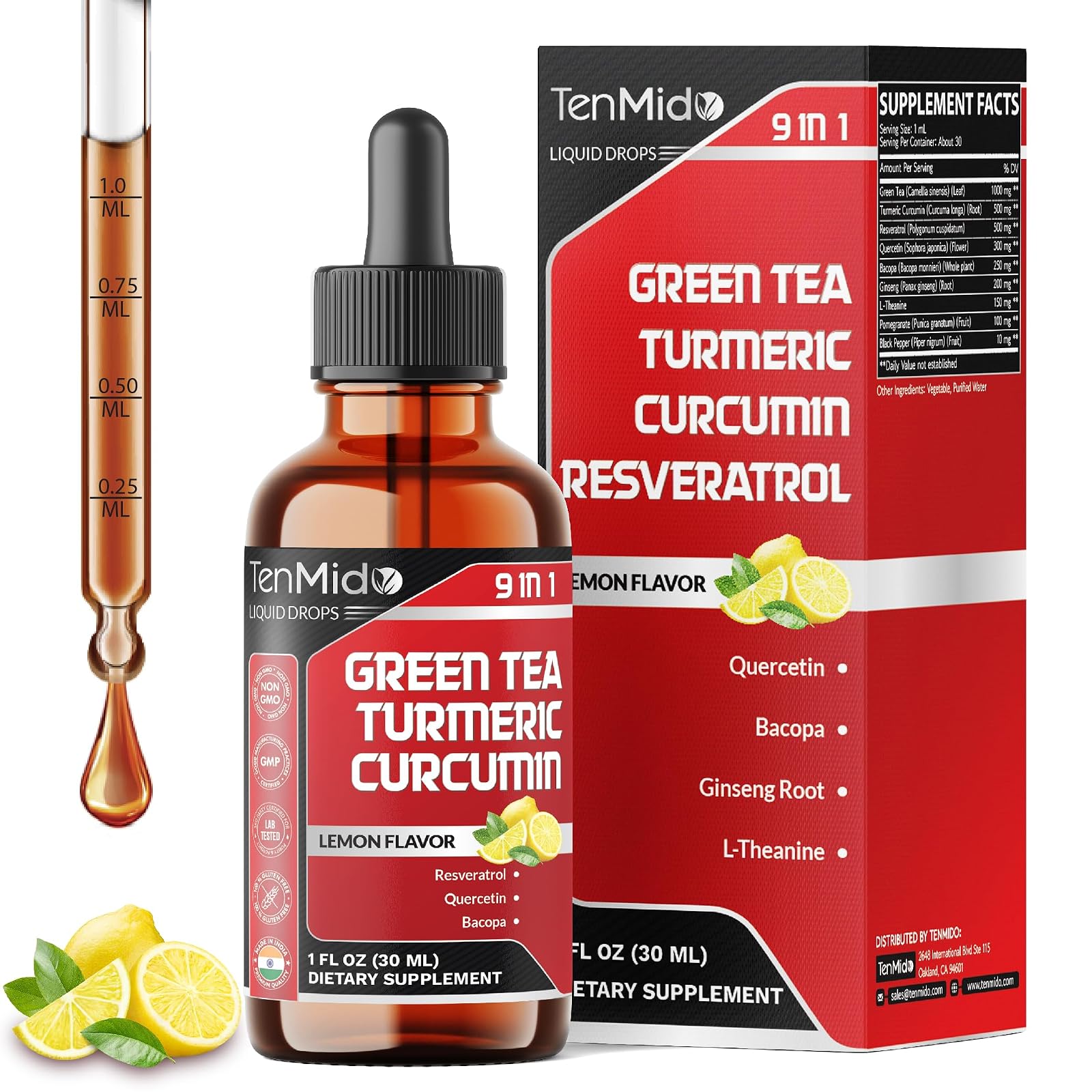 green tea extract liquid drops